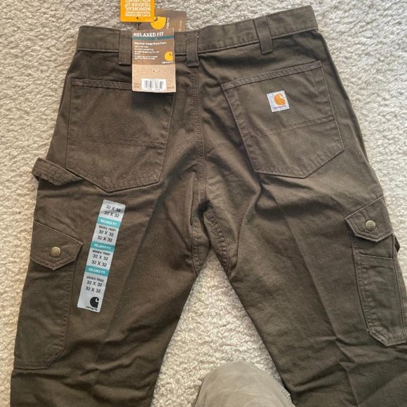 Carhartt | Pants | Carhartt B342 Dfe Relaxed Fit Mens 32x32 Ripstop Cargo Work Pant Dark Coffee ...